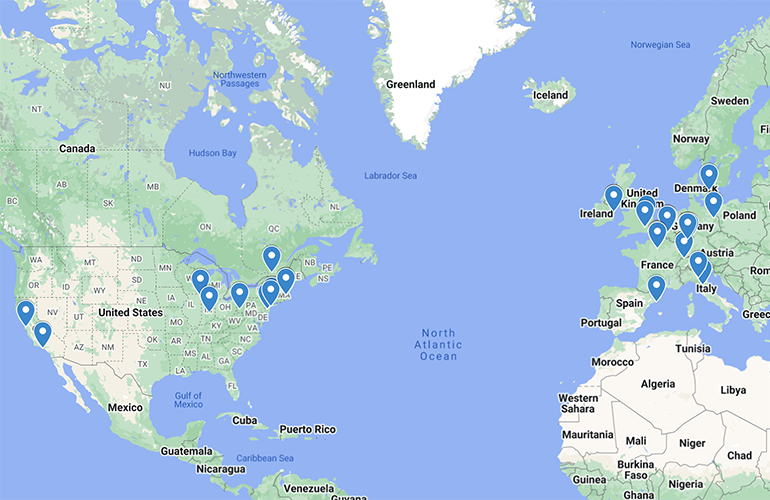 Top 50 pharmaceutical companies of 2023, mapped